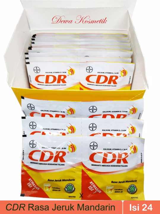 CDR Isi 24 Tablet Vitamin Dan Suplemen Menjaga Kesehatan Tulang ...