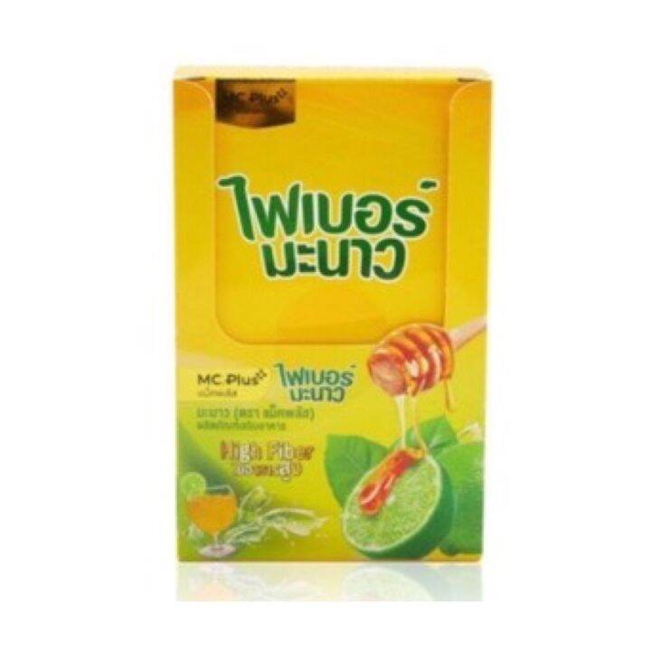 Mc.Plus Mc Plus Manow 18 G 6 sachets ไฟเบอร์ มะนาว Lemon เซเว่น High ...