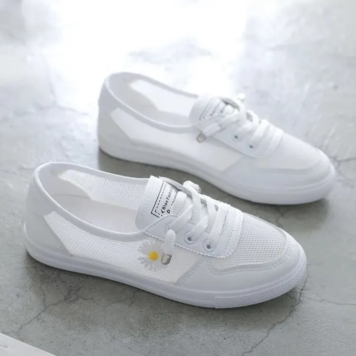 Kasut Perempuan Style Korea White Women's Sneakers Summer Casual All ...