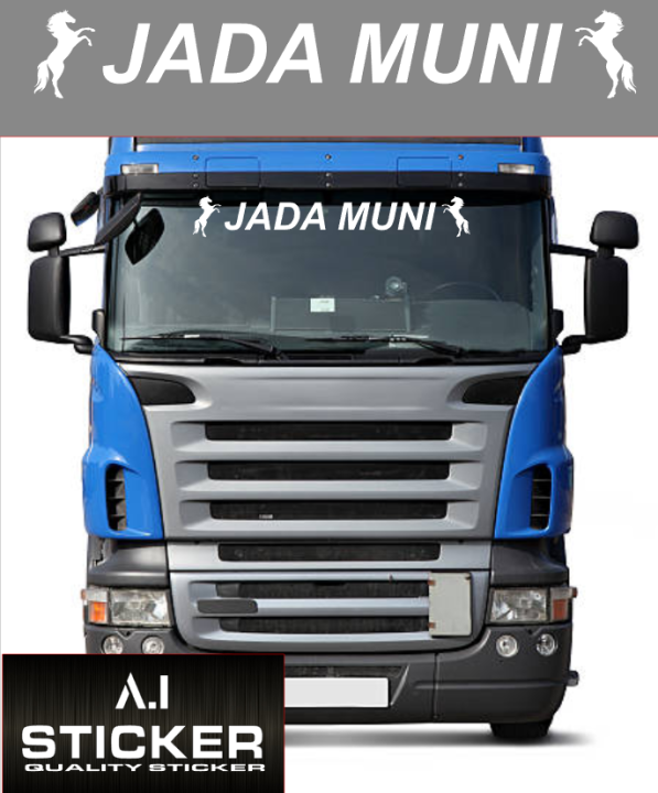 JADA MUNI LORRY STICKER HIGH QUALITY | Lazada