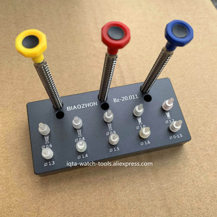 Set of 3 Watch Hand Install Setting Tools With 10 sizes and Replaceable ...