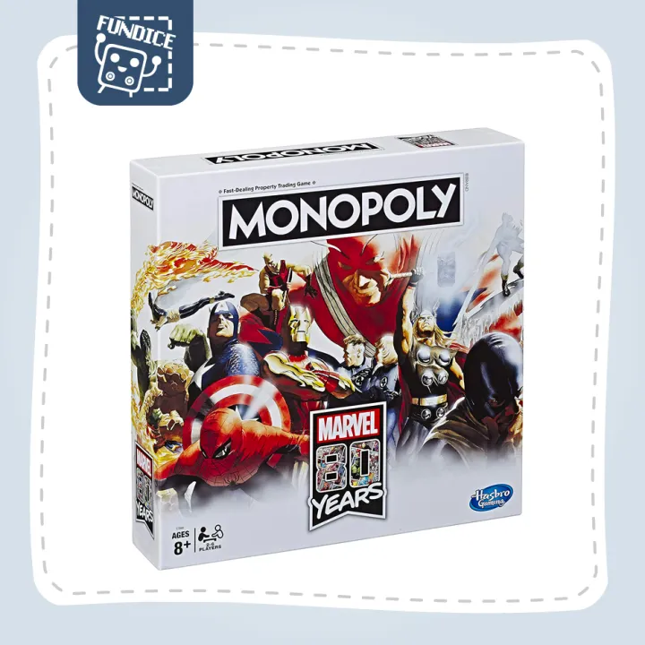 Fun Dice: Monopoly: Marvel 80th Anniversary Edition Board Game | Lazada ...