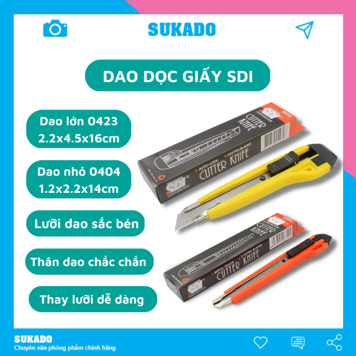 Dao dọc giấy lớn SDI 0423 cắt ngọt các loại giấy bìa - Dụng cụ cắt giấy ...