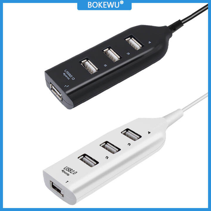 BOKEWU USB HUB 4 Port USB 2.0 HUB High Speed HUB Socket Multi USB ...