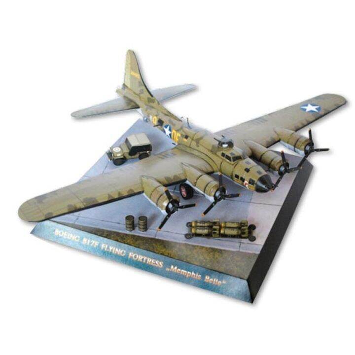 B- 17 Flying Fortress Papercraft 3D Hand-Made Drawings Military ...