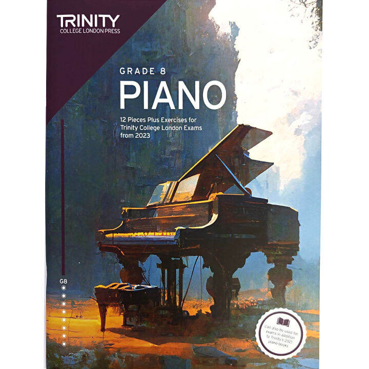 Trinity Piano Exams Pieces Plus Exercises From 2023 Grade 8 Lazada