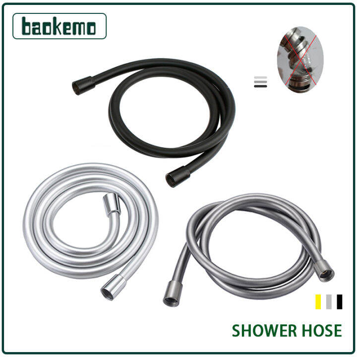 Pvc High Pressure Silver Pvc Smooth Shower Hose For Bath Handheld ...