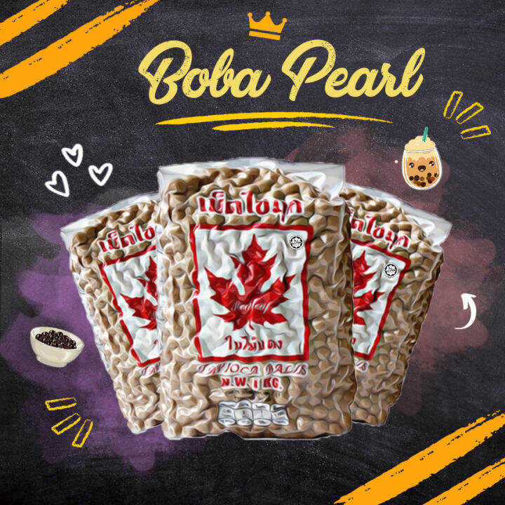 Boba Pearl Bubbles Boba Bubble Tea Pearl (1 KG) Halal 🔥 | Lazada