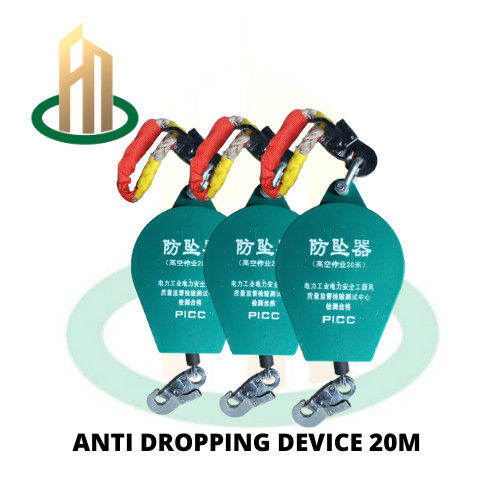 FALL ARRESTER 20M Retractable Lifeline Safety Prevention Protector 20M ...