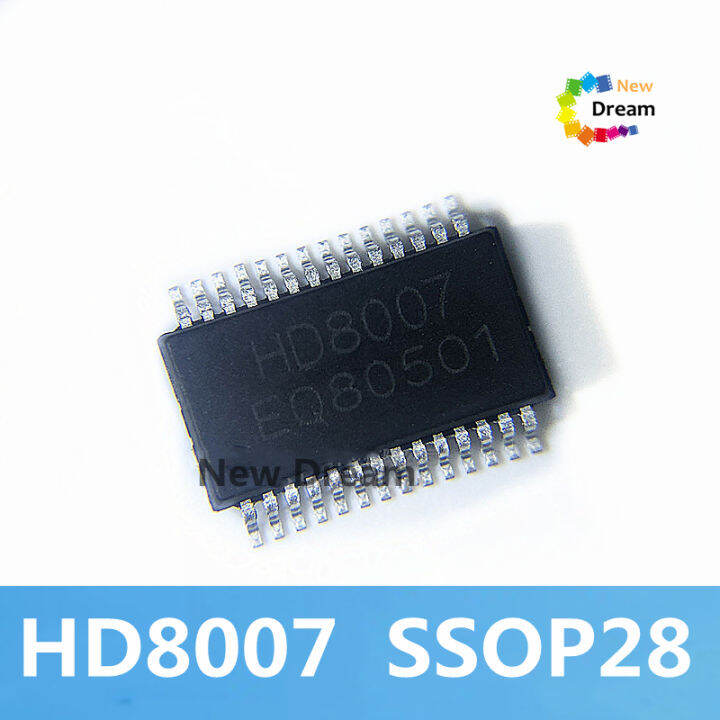 New original 1PCS HD8007 chip SSOP28 21 way PWM applied to LED and ...