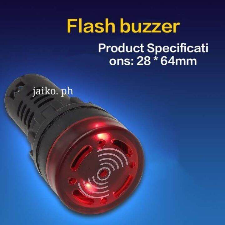 AD16-22SM DC 220V LED Light Flash Alarm Buzzer | Lazada PH