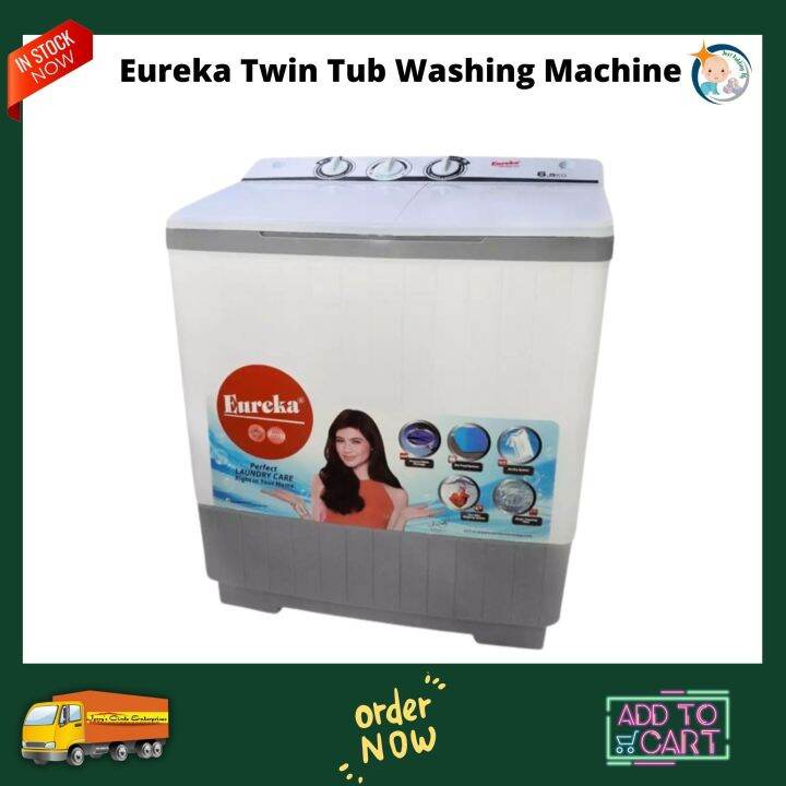 [IN STOCK] Eureka Twin Tub Washing Machine / EWM 650 D | Lazada PH