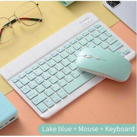 【Tot】 Bluetooth Keyboard and Mouse Wireless Mini Apple Tablet PC ...