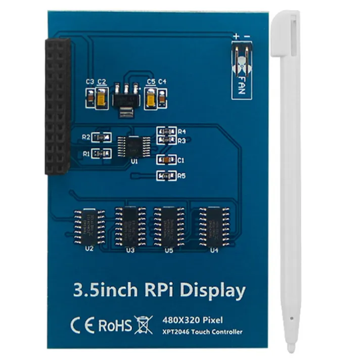 3.5 Inch Mhs Touchscreen 480X320 for Raspberry Pi 4B/3B+/3B TFT LCD ...