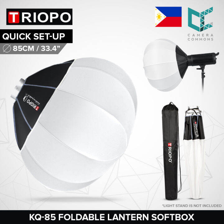 Triopo KQ85 Lantern Softbox 85cm 33.4inches Foldable Spherical ...