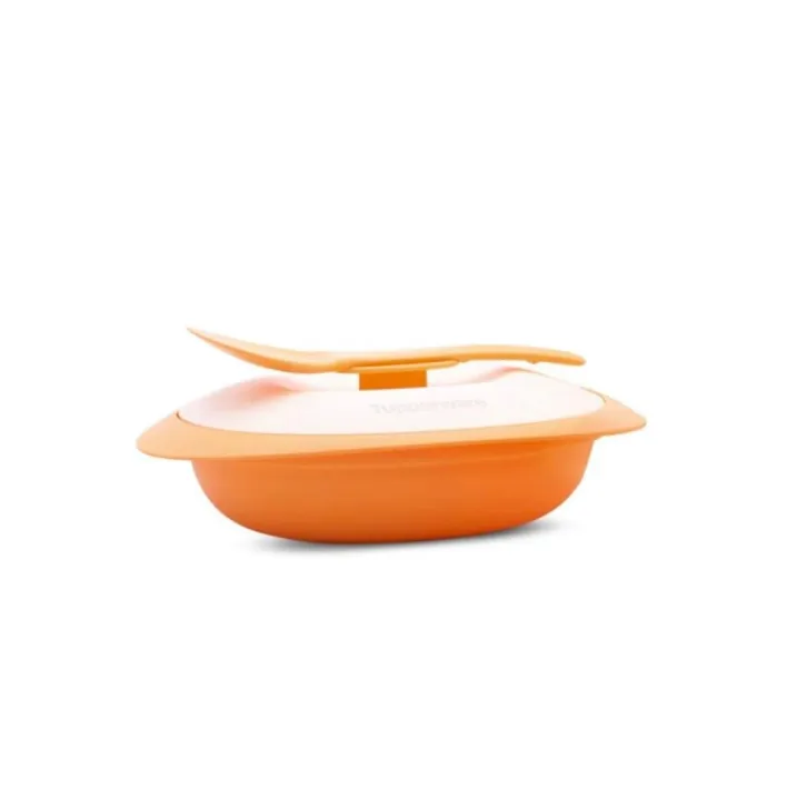 Tupperware Orange Blossom Saucy Dish Server wiyh Spoon 1 L | Lazada PH