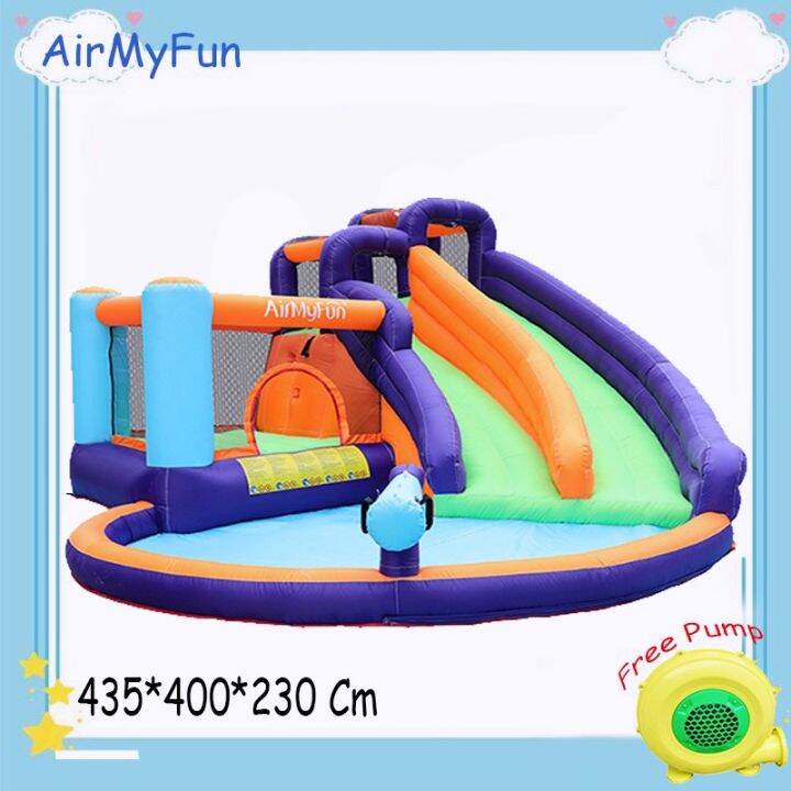 SALE！Inflatable Castle Playground Equipment big slide playground Large ...