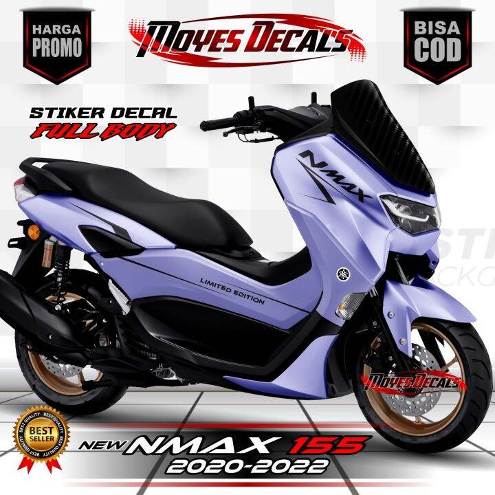 ⭐⭐⭐⭐⭐BISA COD Decal Stiker Nmax 155 2020-2022 Full Body Motif Polos ...