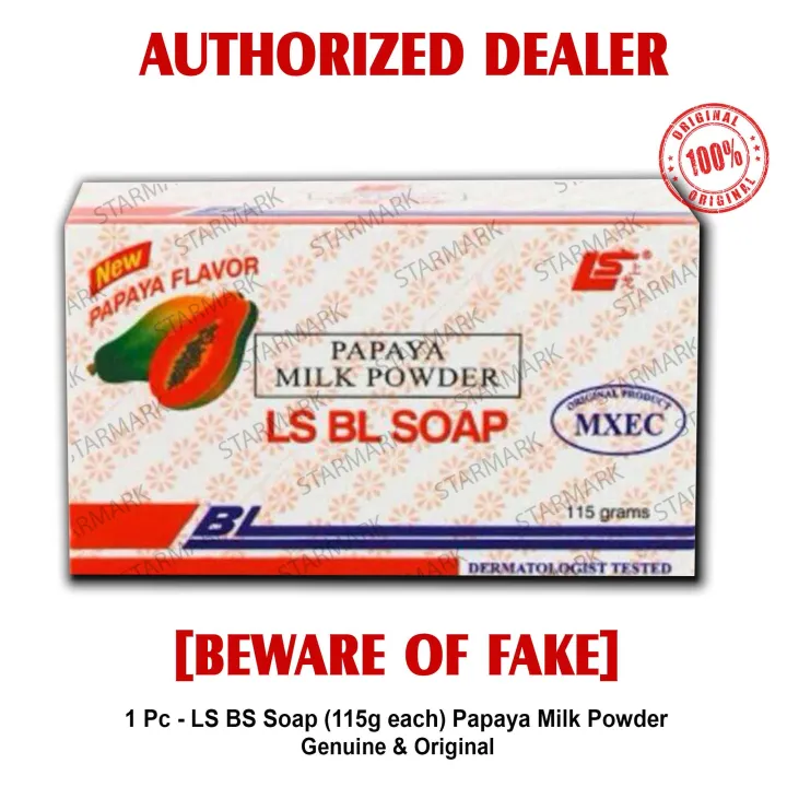 LS BL Soap Soaps 115g 115 grams each Papaya Milk Powder AUTHENTIC - Set ...