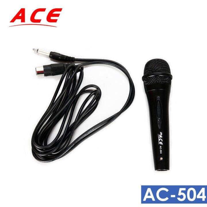 ACE Professional Dynamic Wired Microphone AC - 504 & AC-503 | Lazada PH