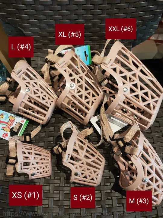 Plastic mouth protector Dog Muzzle ( Busal ) | Anti bite | | Dog ...