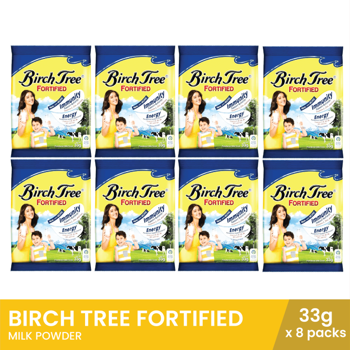 NOT FOR SALE: GWP BIRCH TREE Fortified Milk Powder 33g x 8 sachets FREE ...