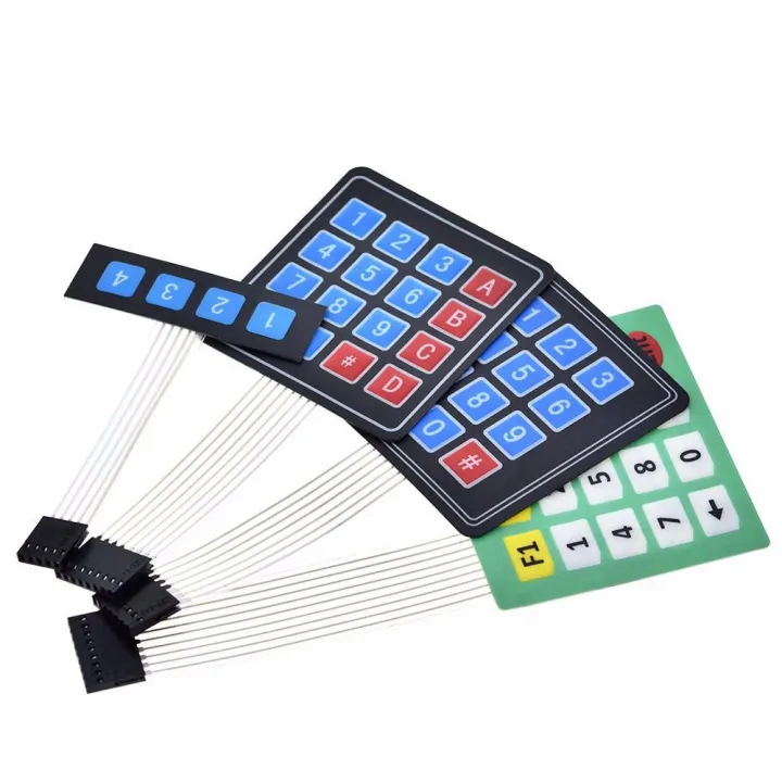 MEZCJ 4 12 16 20 Key For Arduino Smart Car Keypad Matrix keyboard ...