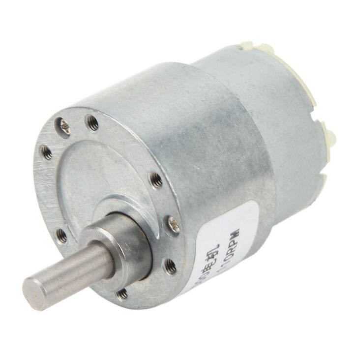Aksesori Motor Bergigi, DC 12V 110RPM Pengurangan Kecepatan Gir Listrik ...