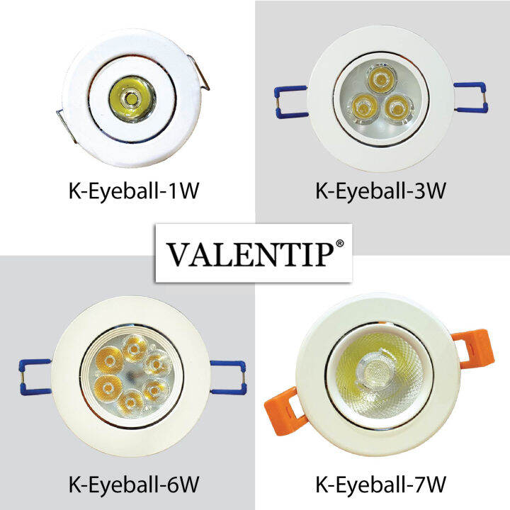 LED Eyeball Spotlight for Bedroom, cafe (PCI Eyeball Set 1) Valentip ...