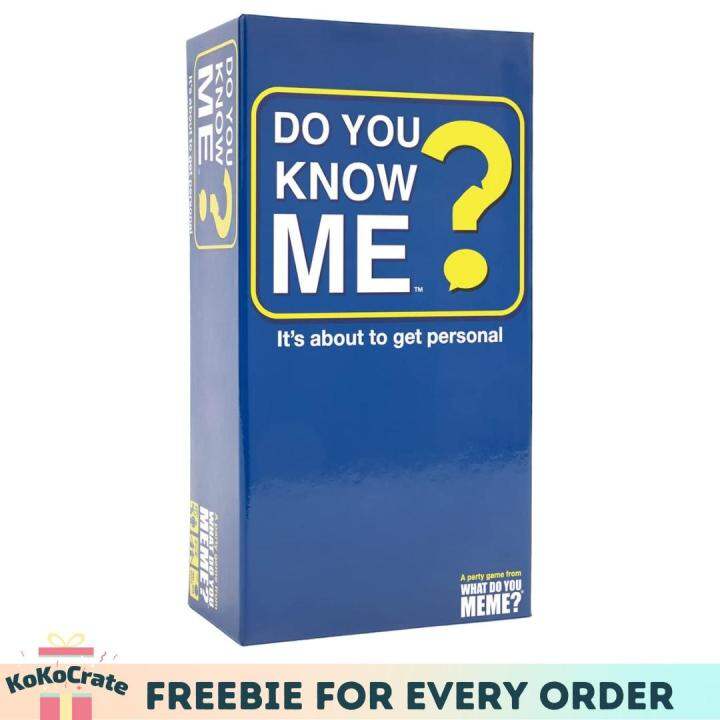 Do You Know Me ? Game | Fun Game for Friends Family | Kokocrate | Lazada PH