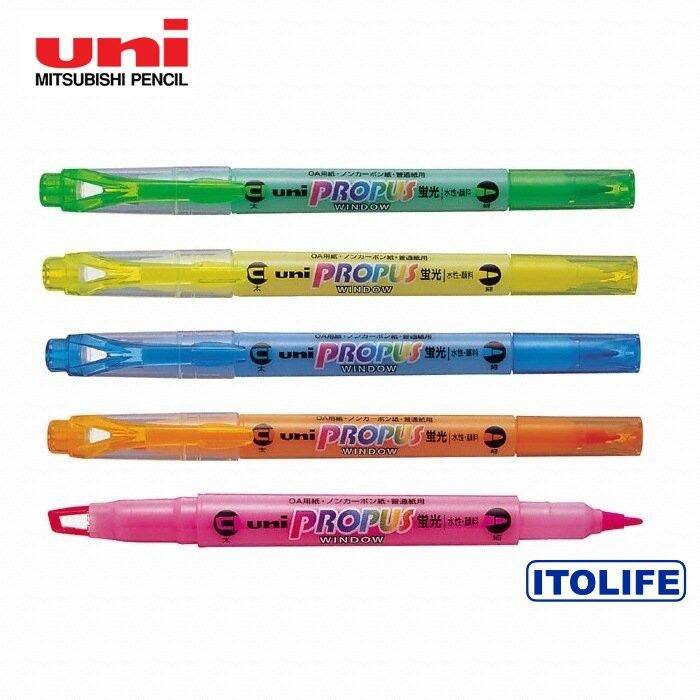 Uni Propus Window Dual Tip Highlighter Marker (Japan) | Lazada PH