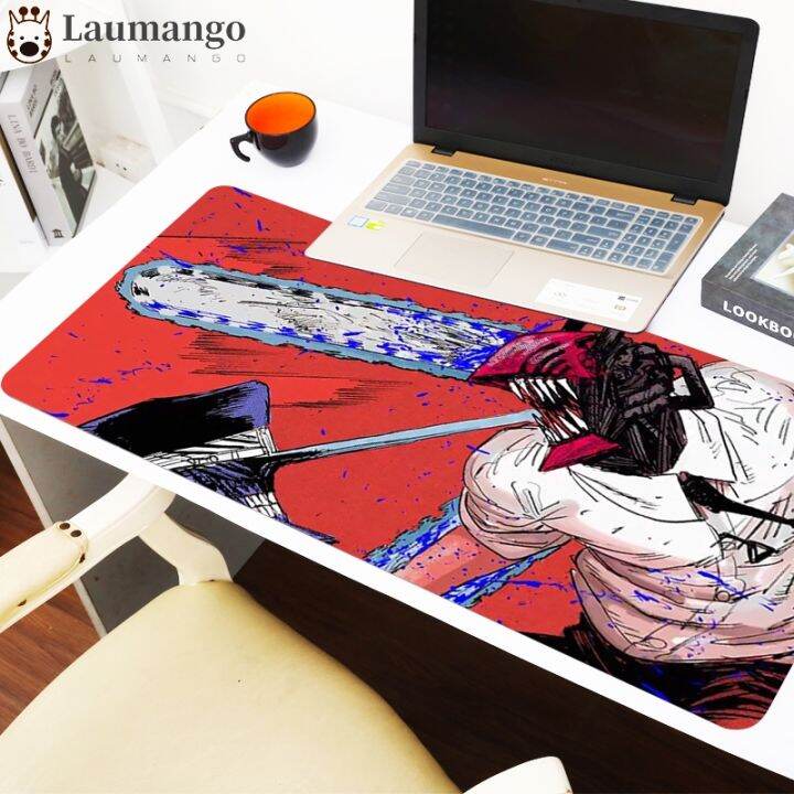 Computer Anime Mouse Pad Man Chainsaw Keyboard Gaming Accessories ...