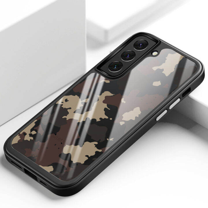 [เกราะอำพราง] ใช้ได้กับลายพรางแผ่นกึ่งโปร่งใสของเคสโทรศัพท์มือถือ ...