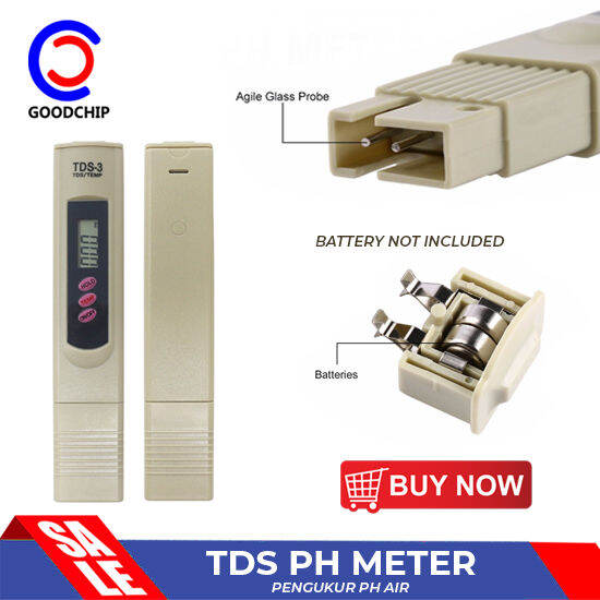Alat Ukur PH Tester Air - Digital Ph Tester Meteran Air Kolam Akuarium ...