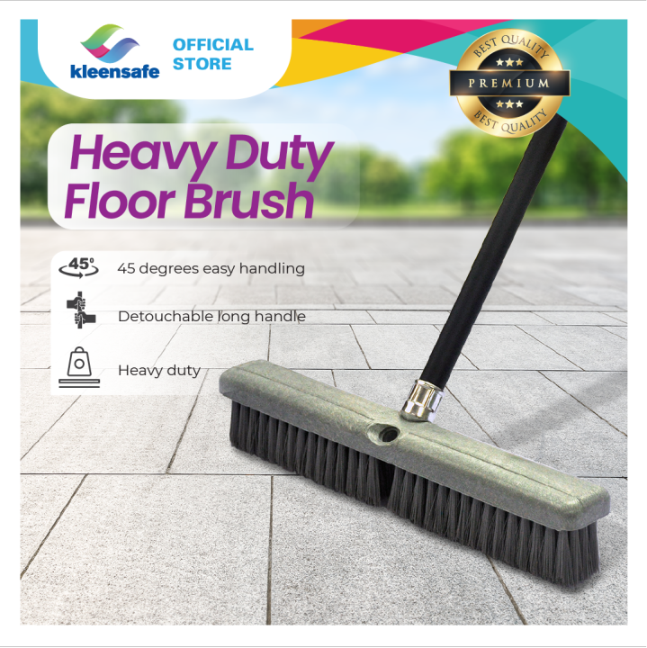 original TRENDY WALLET/ Kleensafe Floor Brush/Push Brush, Heavy Duty ...