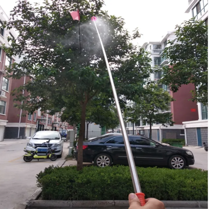 Electric sprayer spray rod lengthened super-long telescopic spray rod ...