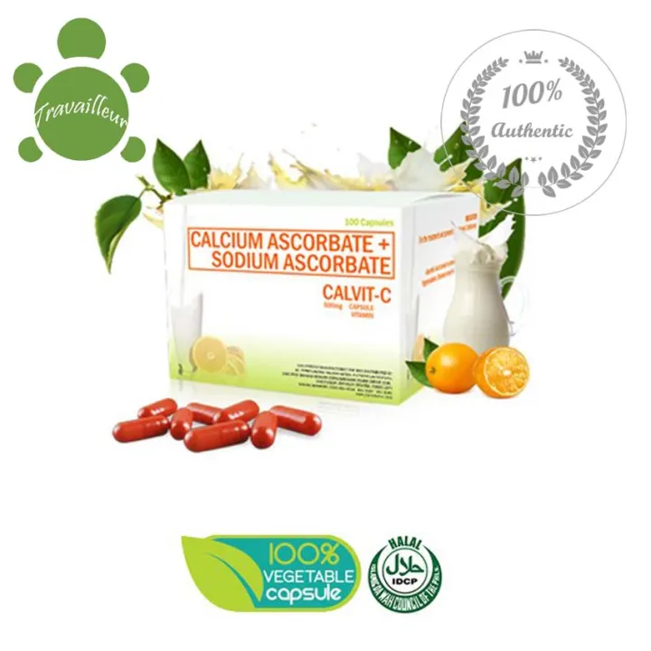 Calvit C - Calcuim Ascorbate -100capsules | Lazada PH