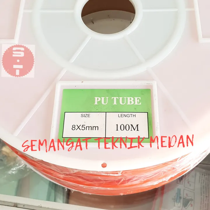 SELANG ANGIN PU KOMPRESOR ANGIN HOSE PU UKURAN 8 mm 8mm x 5 mm 5mm ...