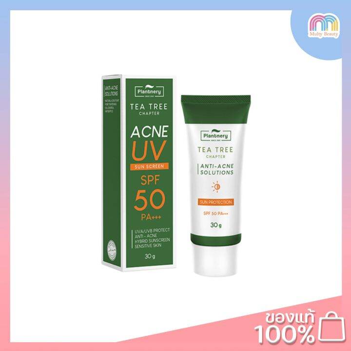 Plantnery Tea Tree Sunscreen Acne Oil Control SPF50+PA++++30 g ...