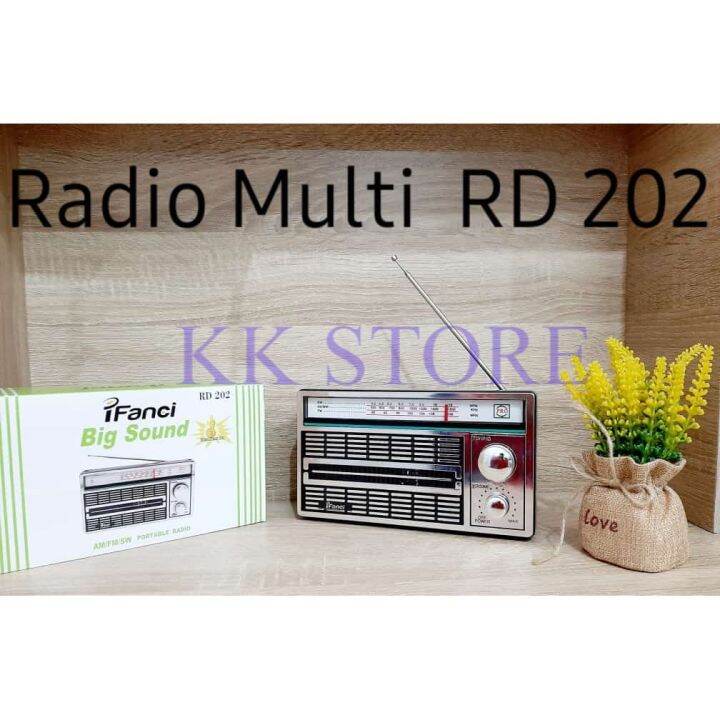 Radio MULTI RD 202 MULTI - FUNGCIONAL RADIO PORTABLE radio Jadul ...