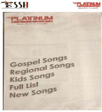 The Platinum DVD/Karaoke Complete Songlist Only for Reyna, Reyna 2, Reyna 3c, Reyna 3, T/X/BMB ...