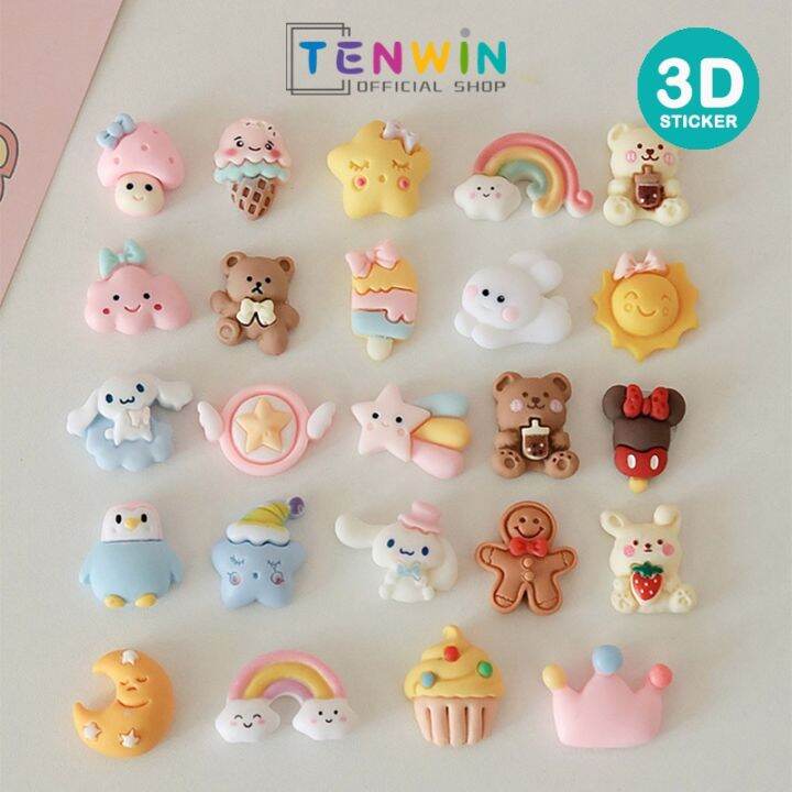 3D STICKER Botol Minum Viral Karakter / Sticker 3D Tempel Sticker ...