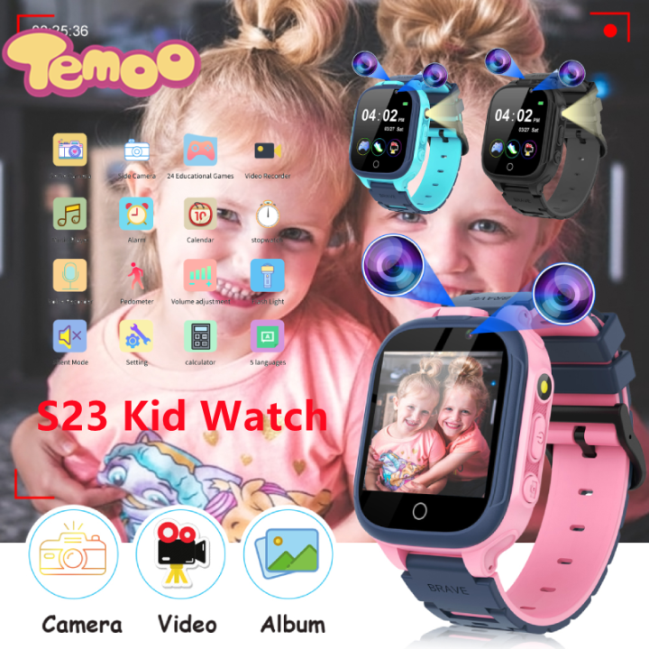 Temoo สมาร์ทวอทช์สมาร์ทวอท์ชสำหรับเด็ก,นาฬิกาสำหรับเด็กผู้ชาย Jam ...