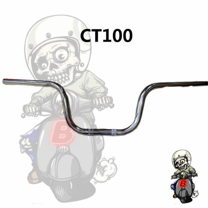 Motorcycle stainless handle bar for ct100 bajaj | Lazada PH