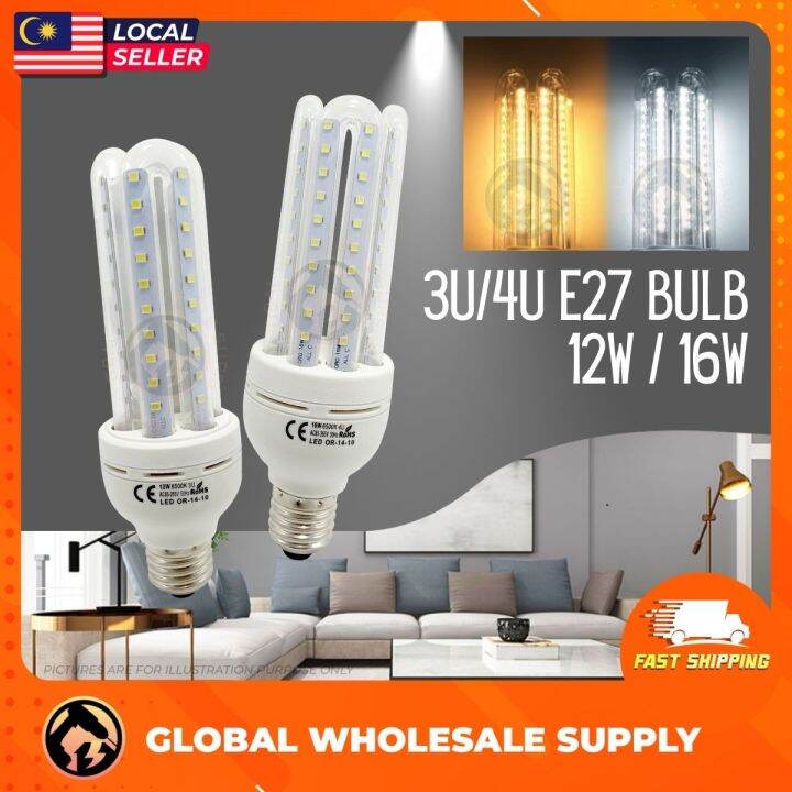 E27 12W/16W 3U/4U E27 Energy Saving Bulb Led Bulb Mentol Lampu LED Rumah E27 Bulb Lampu Pasar ...
