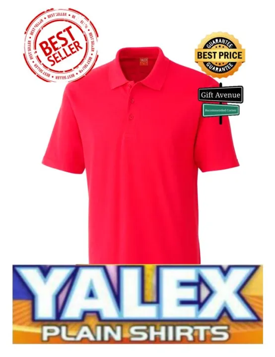 Yalex Colored HOT PINK Polo Shirt Plain Shirt with Collar For Printing ...