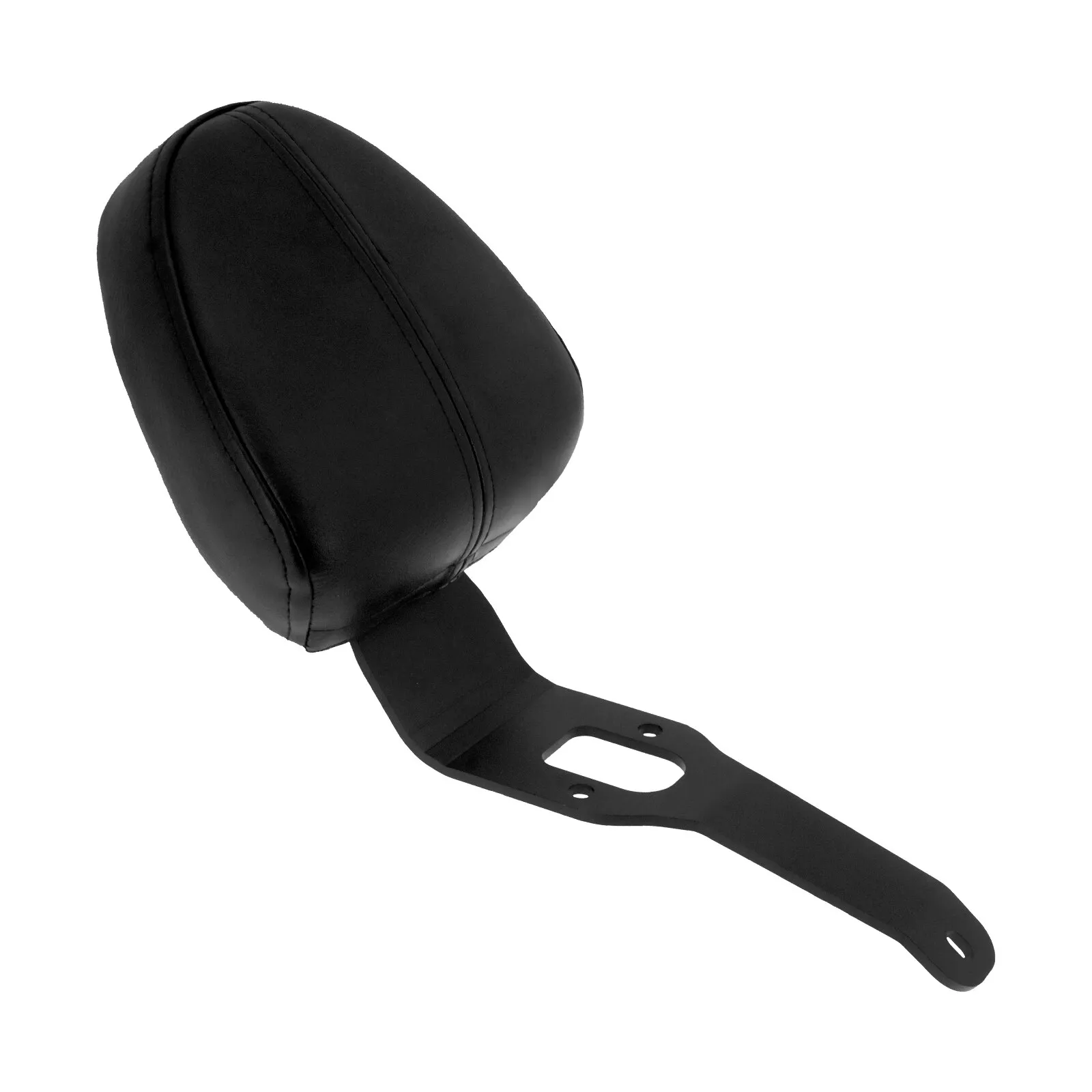 Motorcycle Driver Rider Front Backrest Leather Sissy Bar Pad Support ...