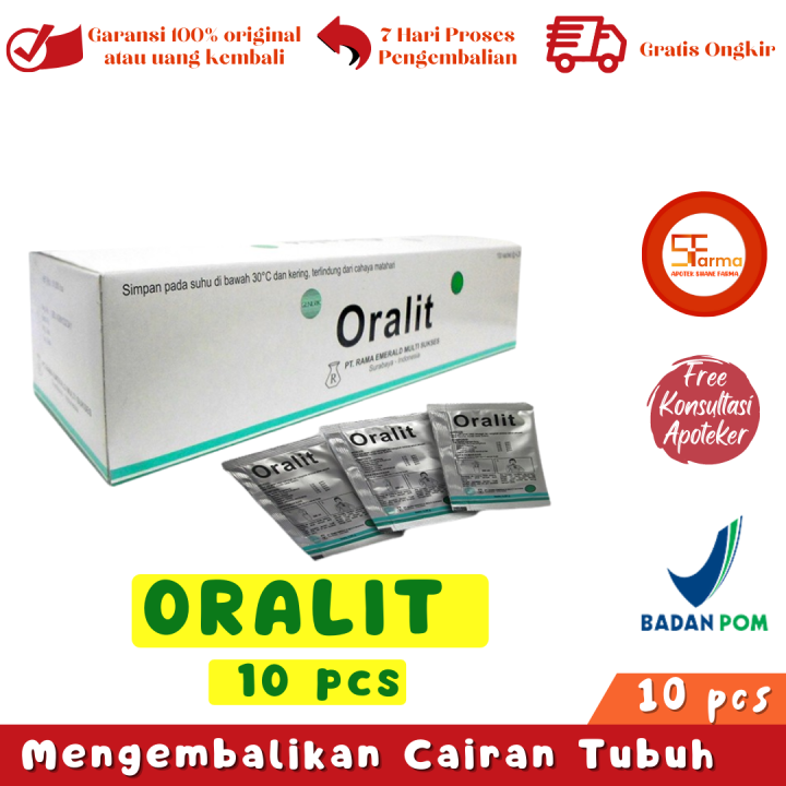 10 PCS [SERBUK] ORALIT TERMURAH / OBAT DIARE / MEREDAKAN DEHIDRASI ...