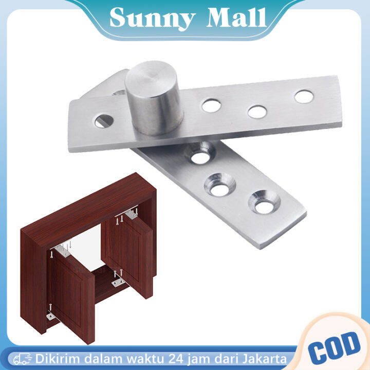 Engsel Pivot 360 Derajat Stainless Engsel Putar 98mm Engsel Jendela ...