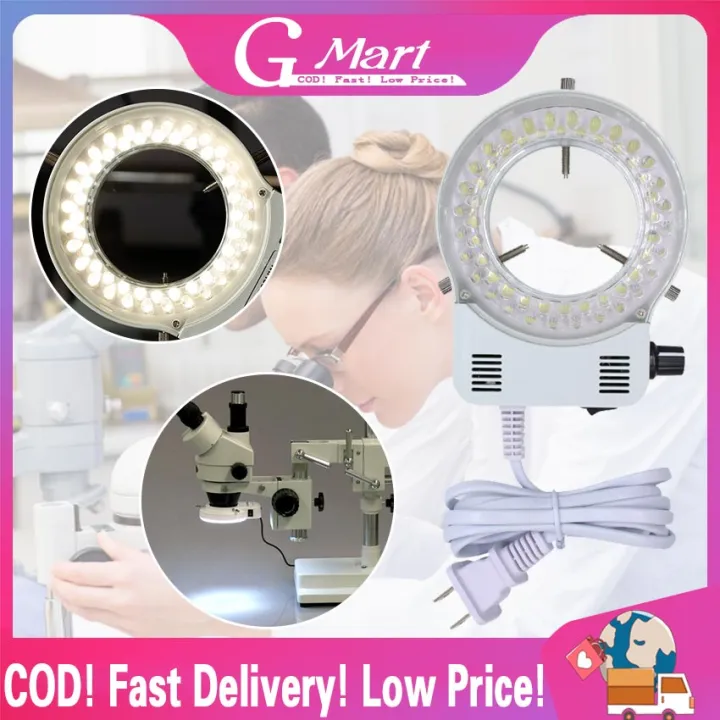 Microscope LED Light Illuminator Lamp Microscope Adjustable Circle ...